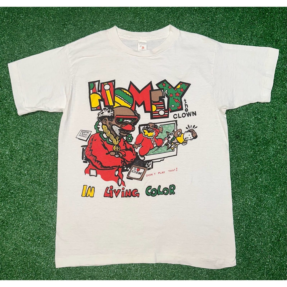 80s Vintage “Homey The Clown” In Living Color Tee Siz… - Gem